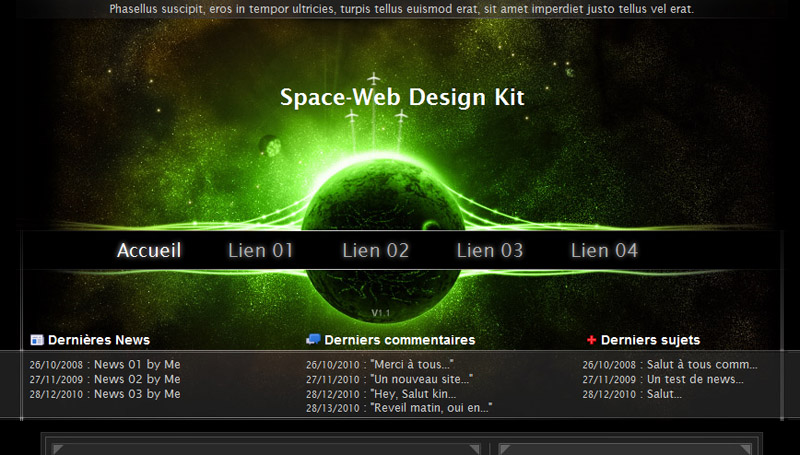 KitGraphique.net - Kit Graphique : Space Kit